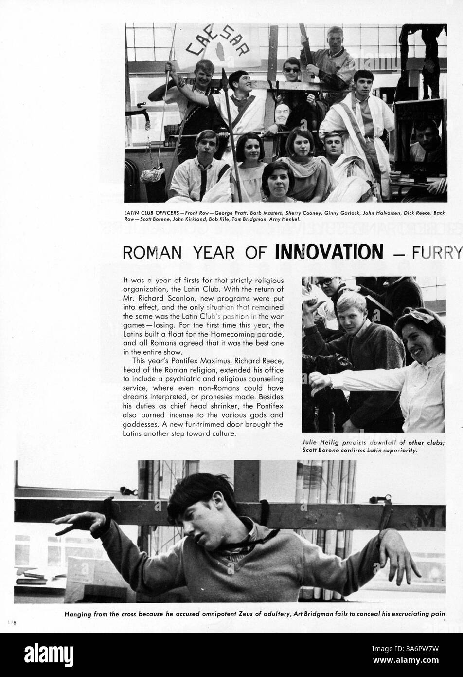 The 1966 Whigrean yearbook from Edina-Morningside High School captures student portraits ...