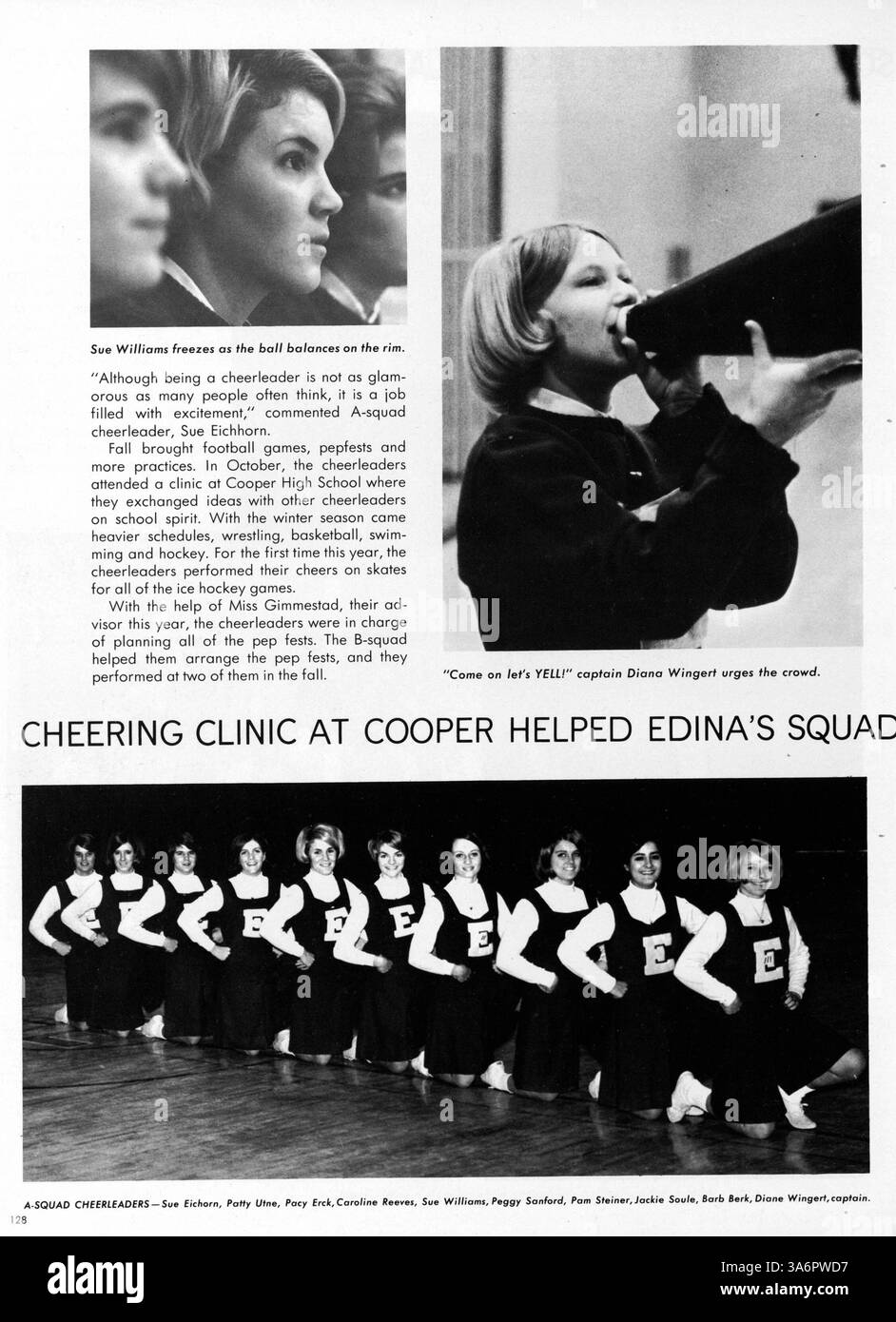 This 1966 whigrean yearbook from edina morningside high school f hi-res stock photography and ...