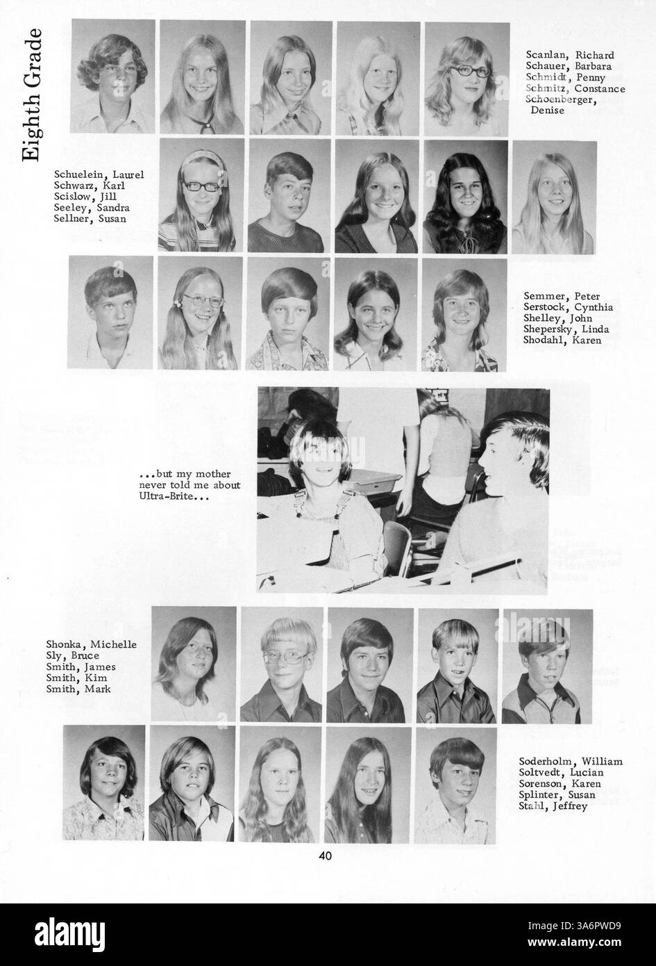 This yearbook captures the essence of student life at Olson Jr. High in ...