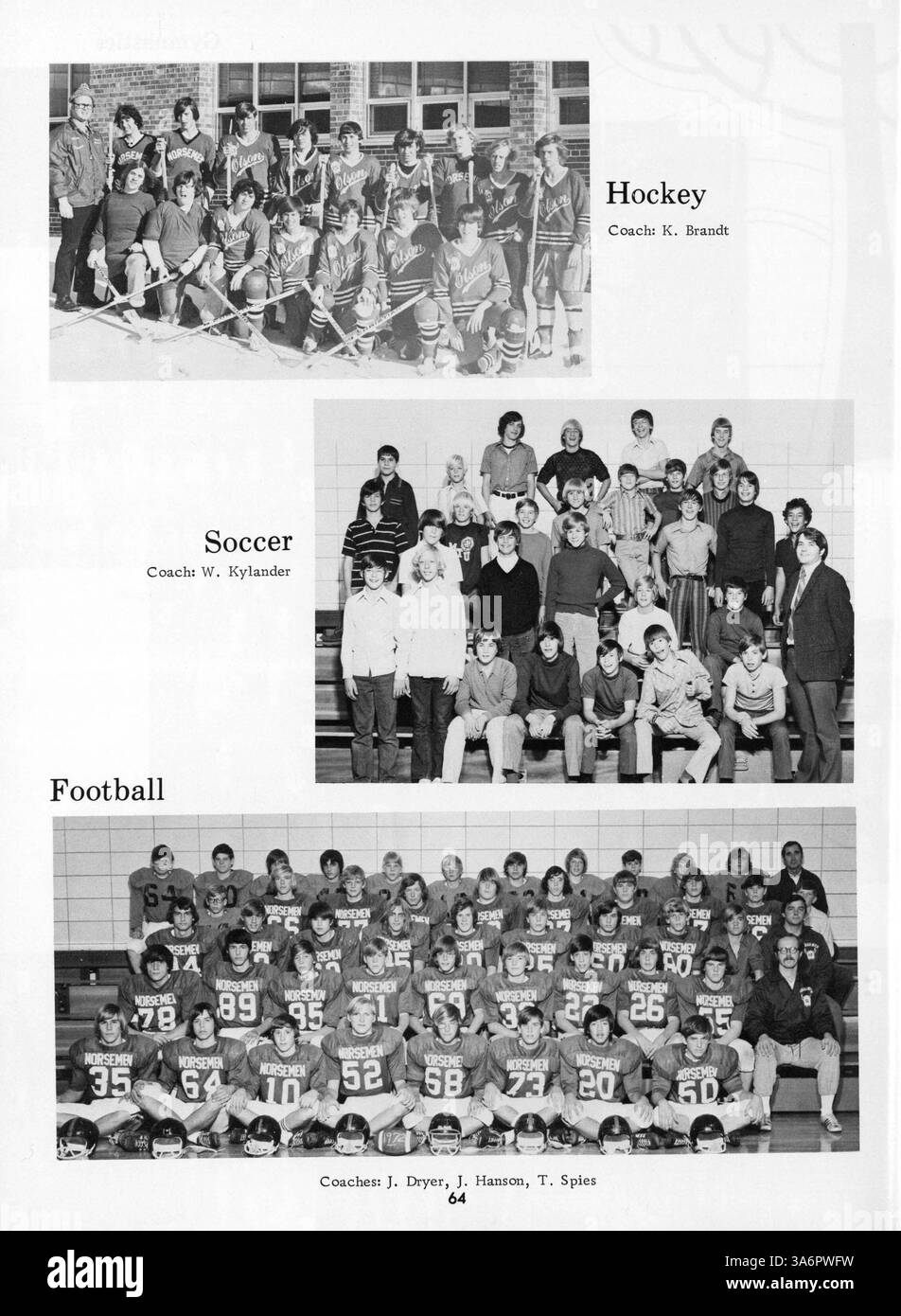 The 1973 Olson Jr. High Yearbook offers a snapshot of student and ...