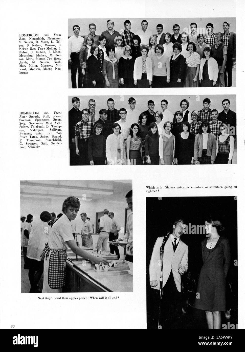 Yearbook highlights the key moments of student life Cut Out Stock Images & Pictures - Alamy