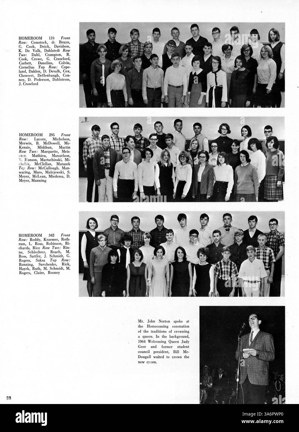 The 1966 Talons Yearbook from Cooper High School documents school life ...