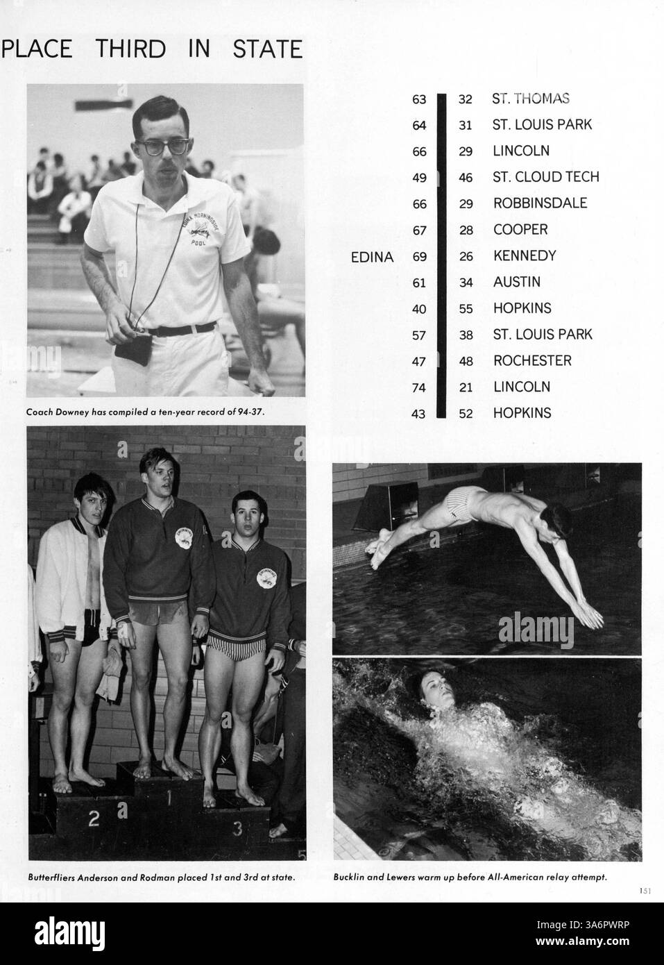 The 1966 Whigrean yearbook from Edina-Morningside High School captures key moments from the 1965 ...