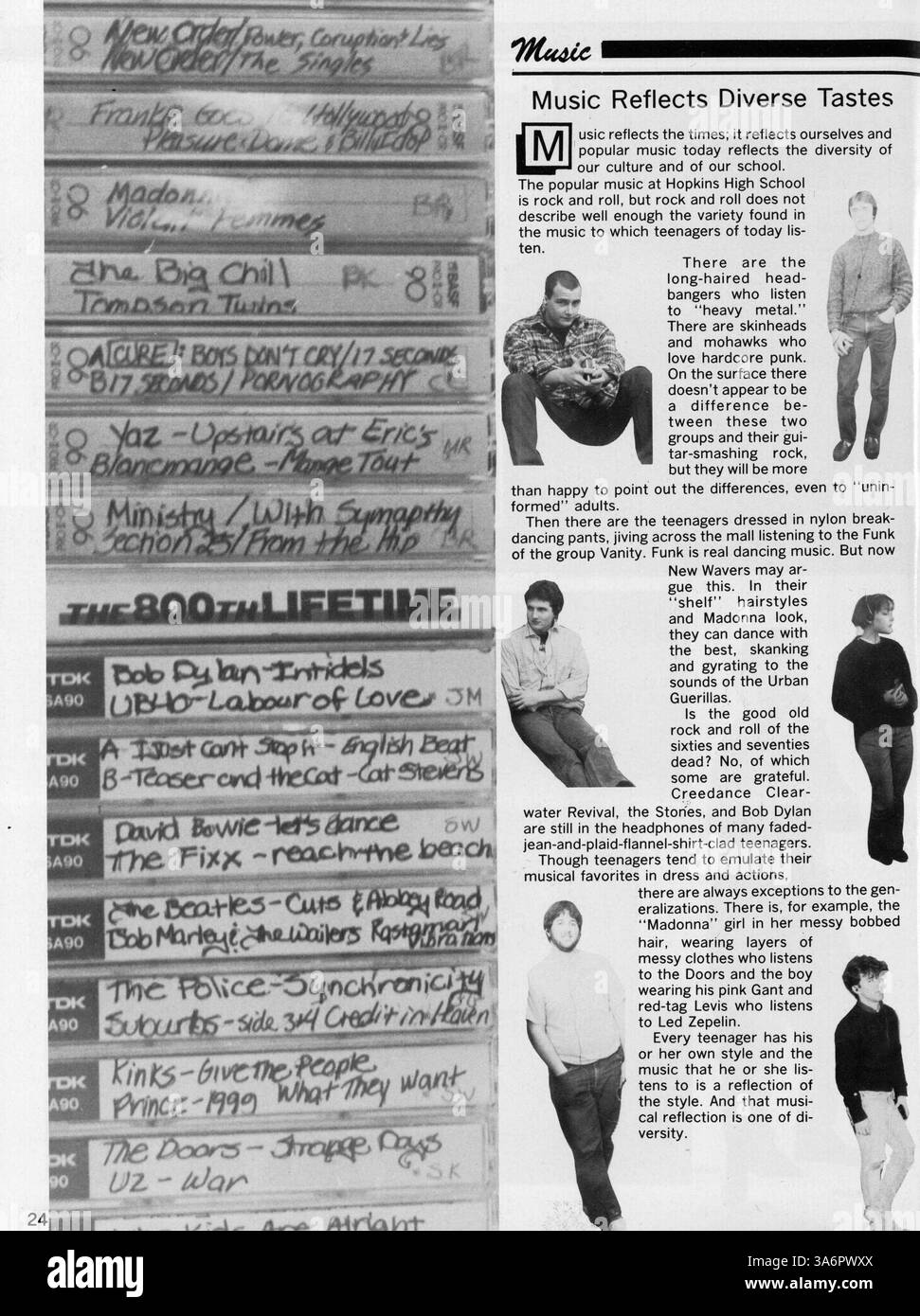 This 1985 edition of the 'Regalia' yearbook from Hopkins High School ...