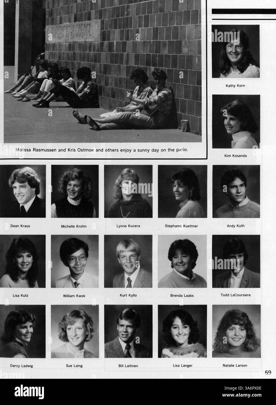 The 1985 'Regalia' yearbook from Hopkins High School reflects on the ...