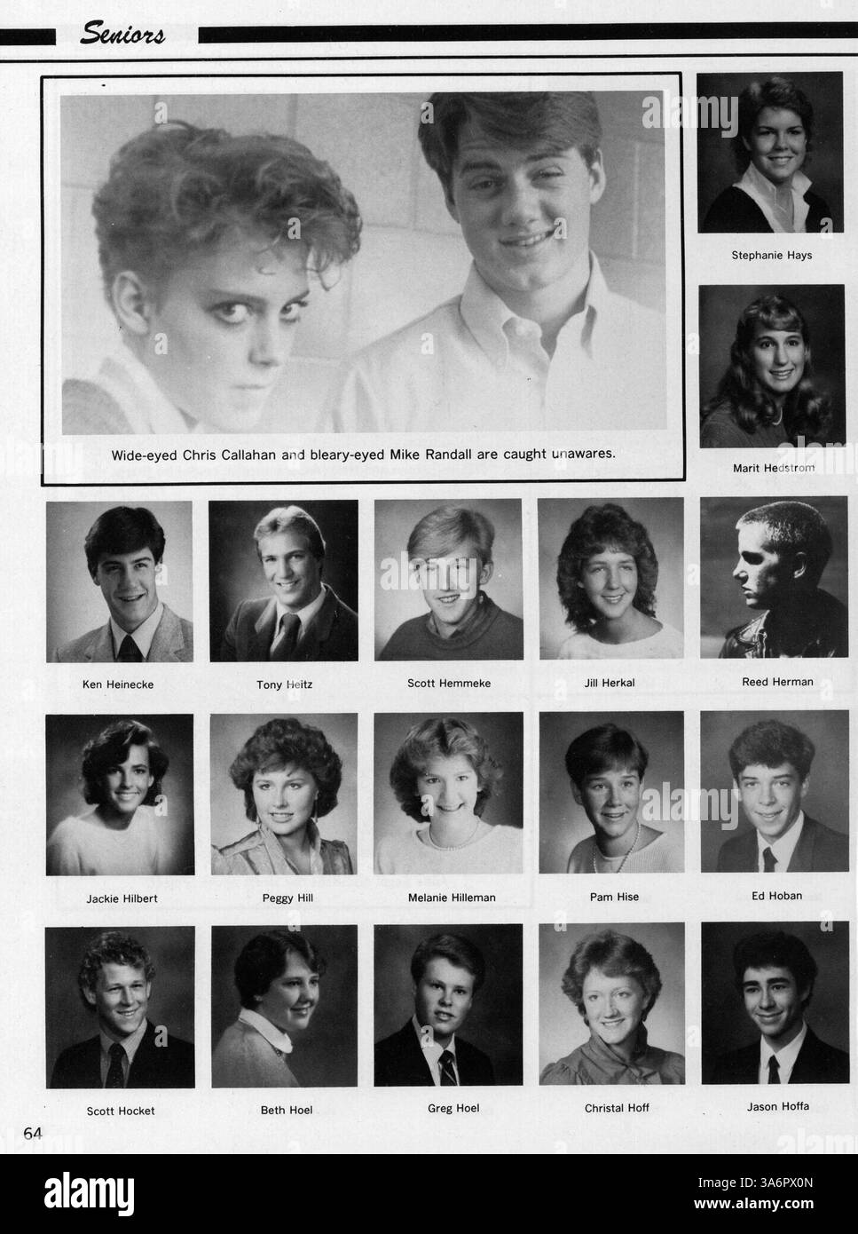 The 'Regalia 1985' yearbook from Hopkins High School features the 1984 ...