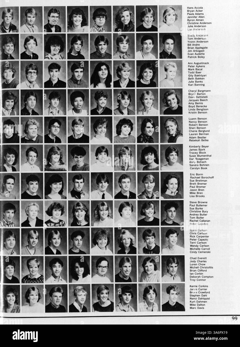 The 'Regalia 1985' yearbook from Hopkins High School showcases student ...