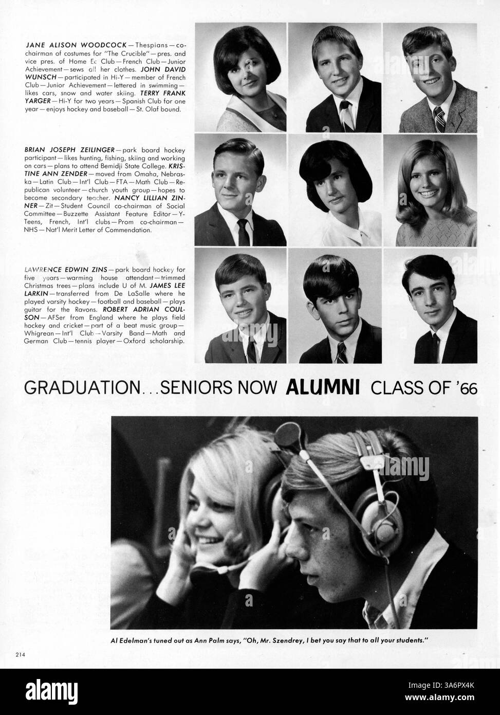 Documenting the 1965-1966 academic year, the Edina-Morningside High School yearbook provides a ...