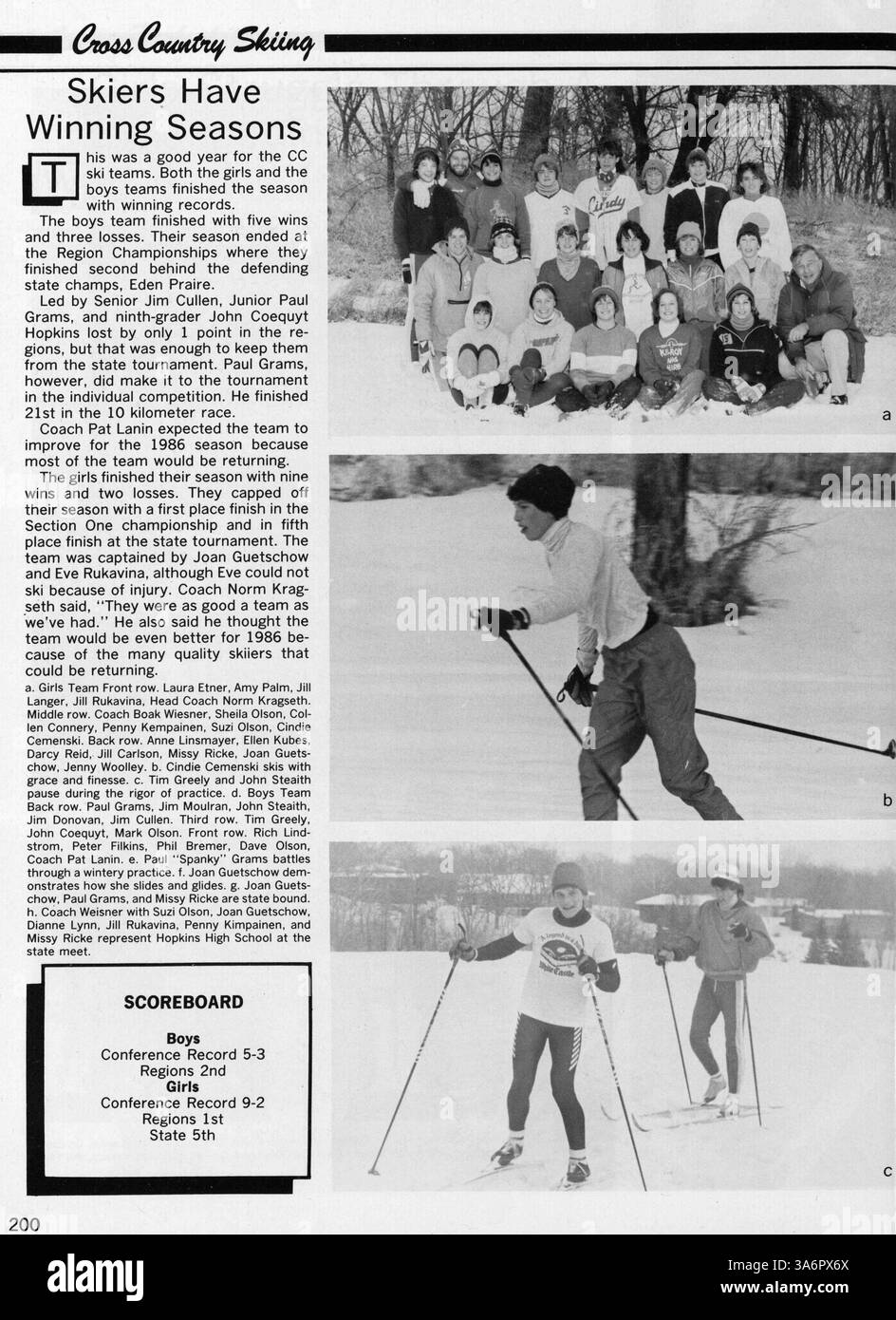The 1985 'Regalia' yearbook from Hopkins High School covers the 1984 ...