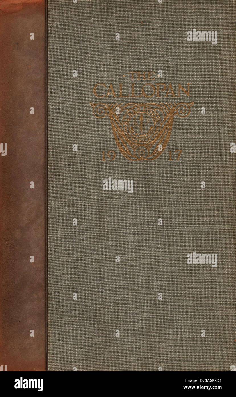 The 1917 Blake Yearbook, 'The Callopan', documents student life, faculty, athletics, and clubs ...