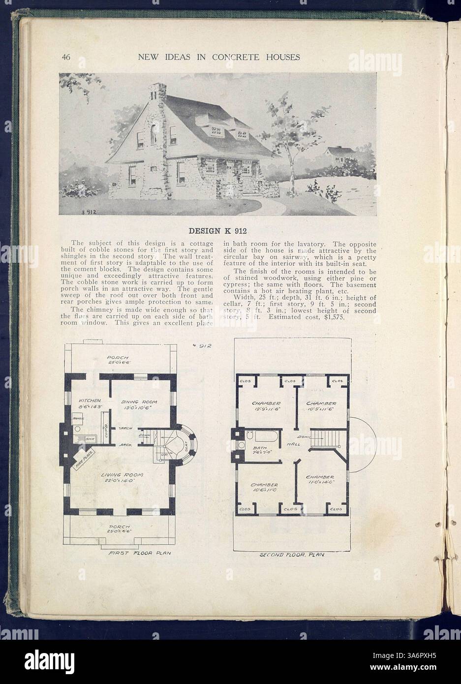 This 1910 collection by Max L. Keith features 100 house designs with ...