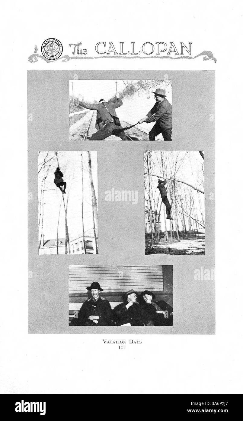 The 1917 Blake yearbook, 'The Callopan,' documents Blake School’s ...