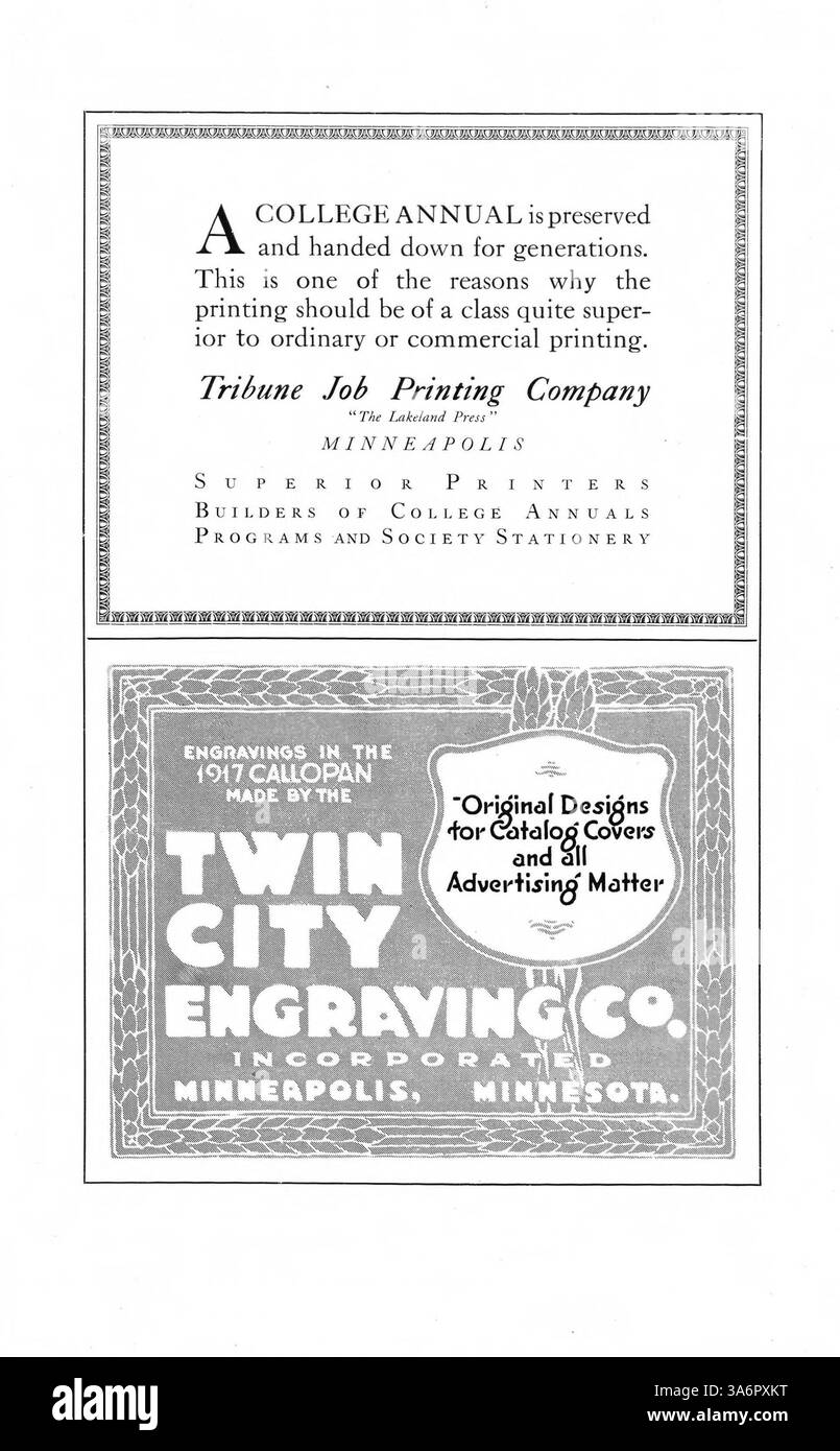 This high school yearbook, 'The Callopan' from 1917, captures Blake ...