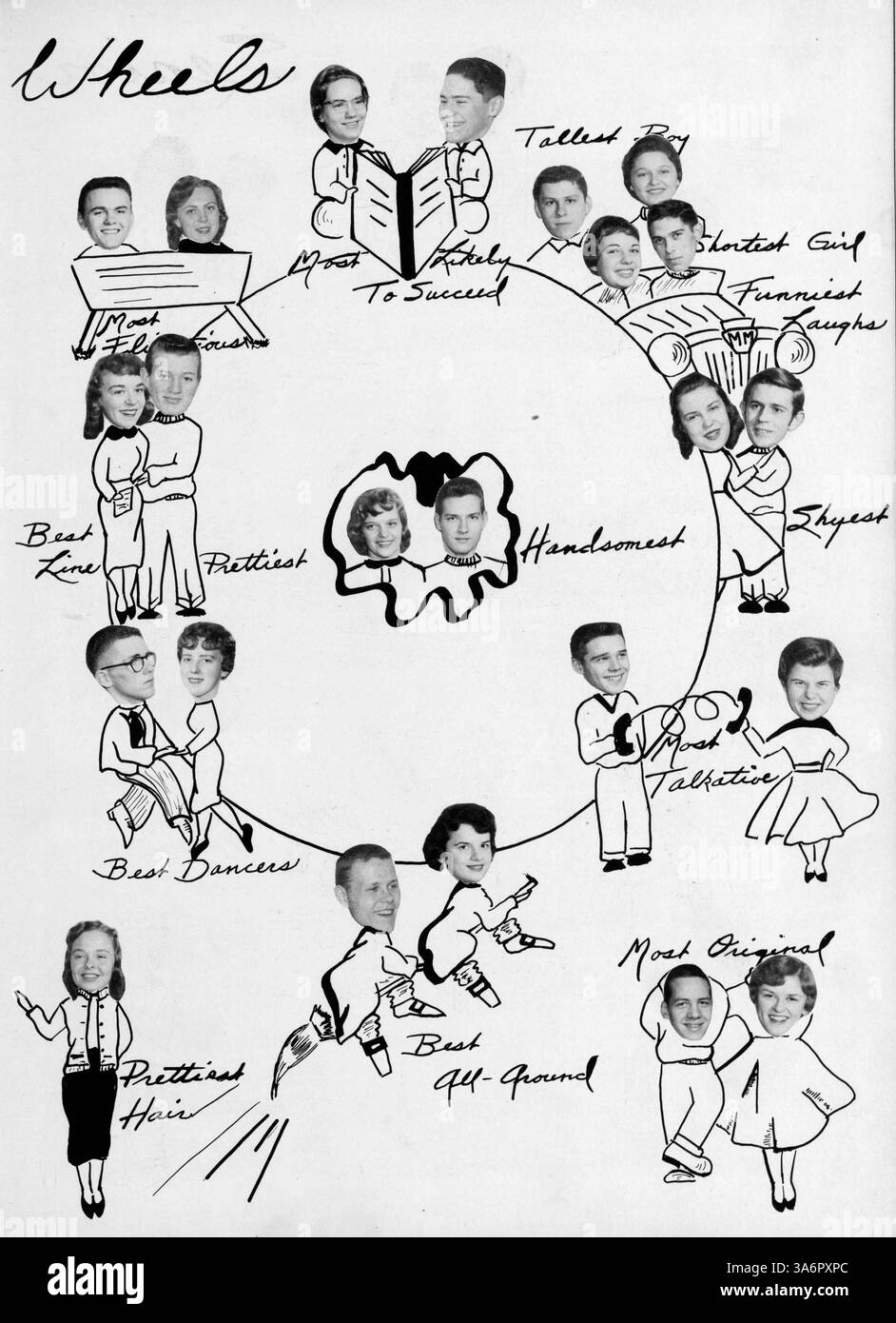 The 1957 'Cardinal' yearbook provides an overview of Marshall High ...