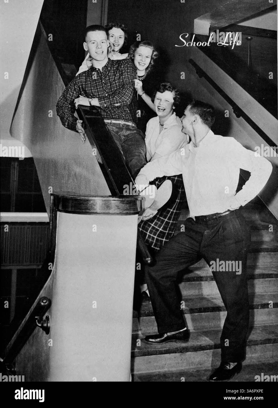 The 1957 'Cardinal' yearbook captures the students, faculty, athletic ...