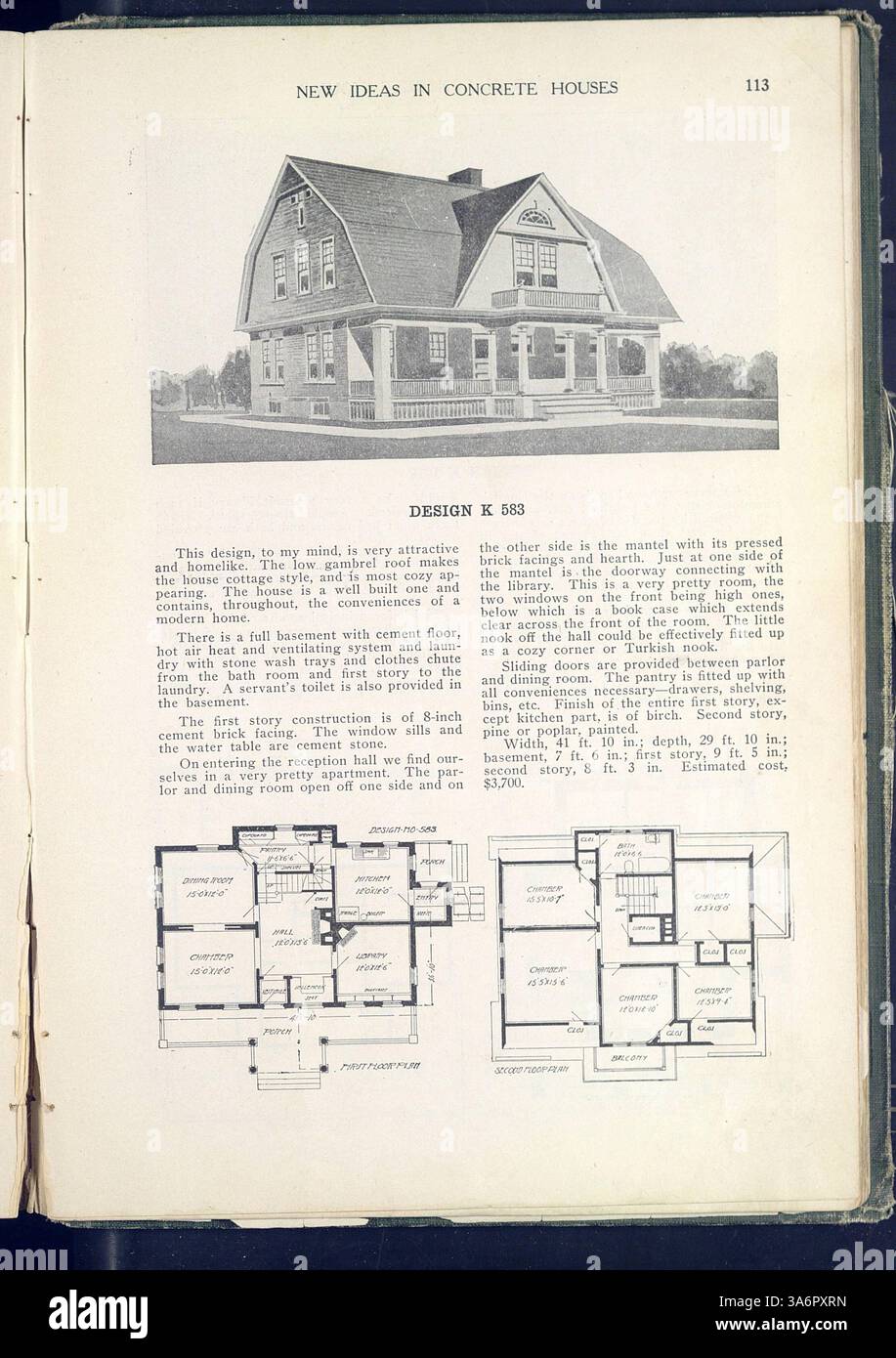 Max L. Keith’s 1910 collection showcases 100 house designs, featuring ...