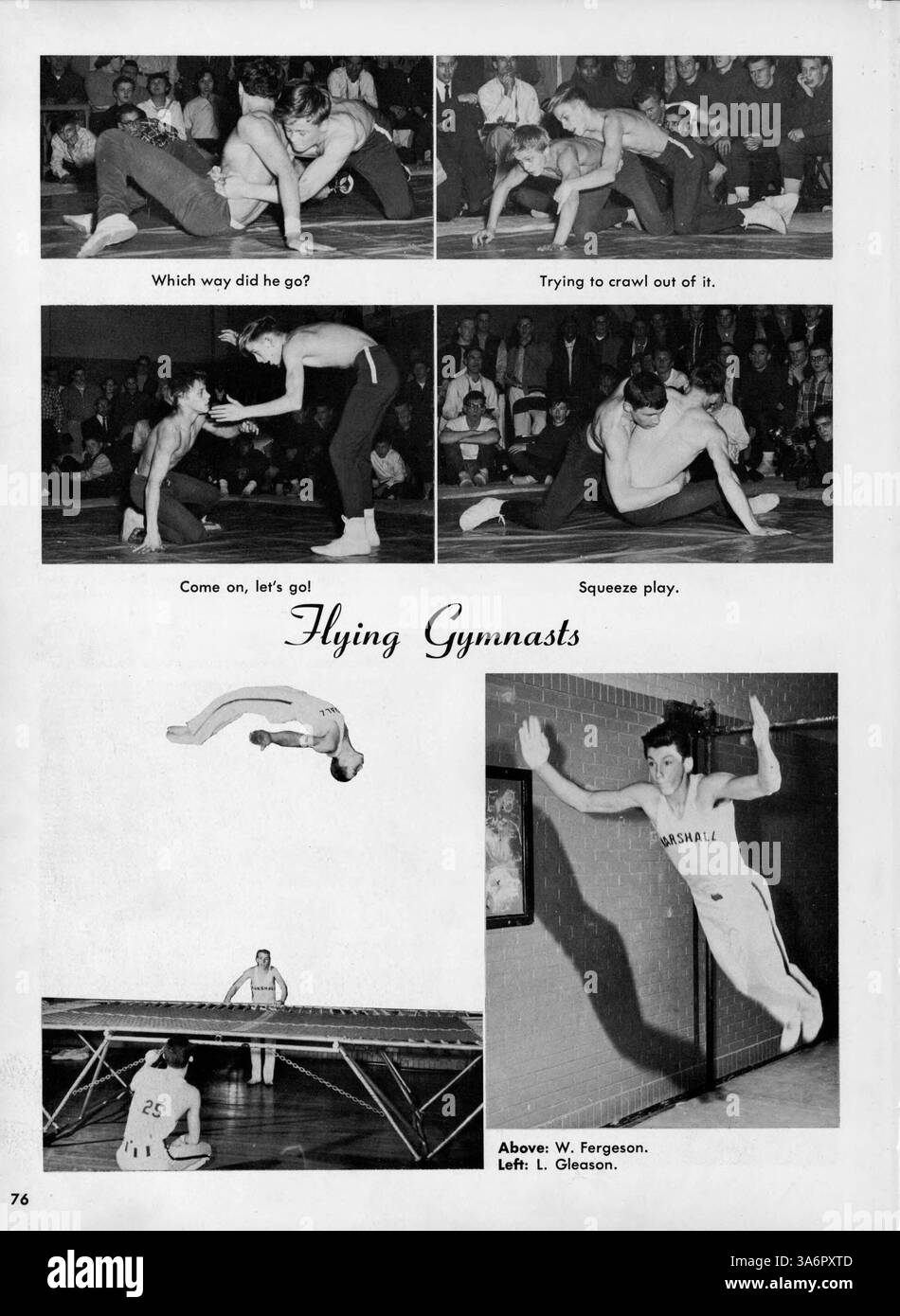 Yearbook from marshall high school features records of students hi-res stock photography and ...