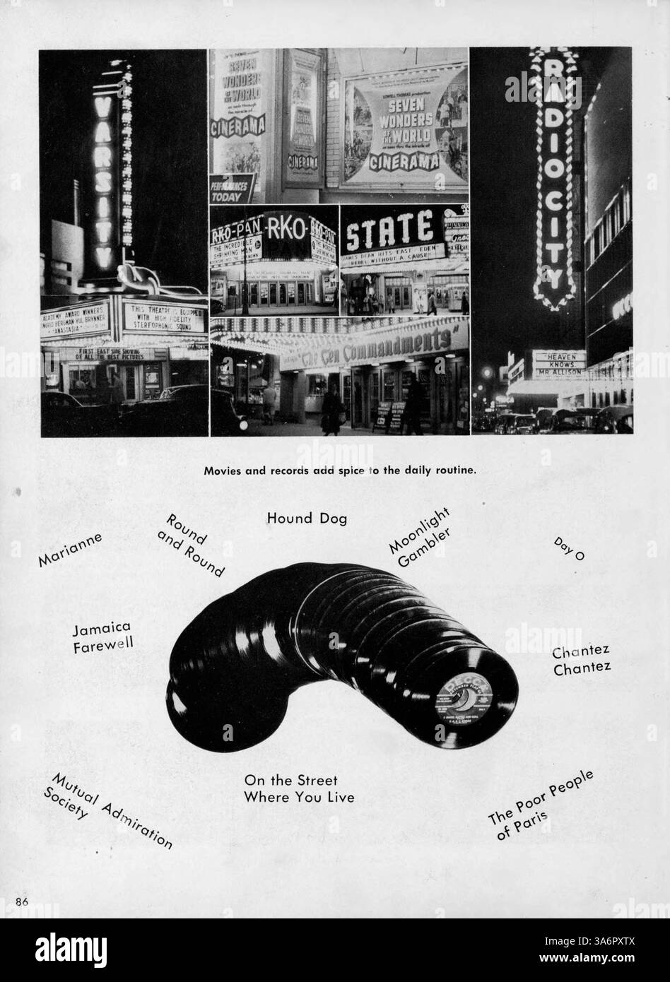 The 'Cardinal' 1957 yearbook from Marshall High School documents the ...