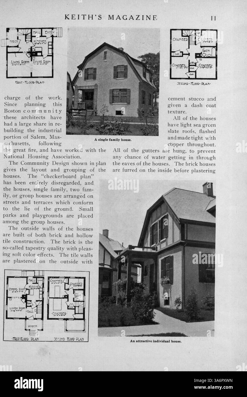 Keith's Magazine on Home Building, released in 1917, offers monthly ...
