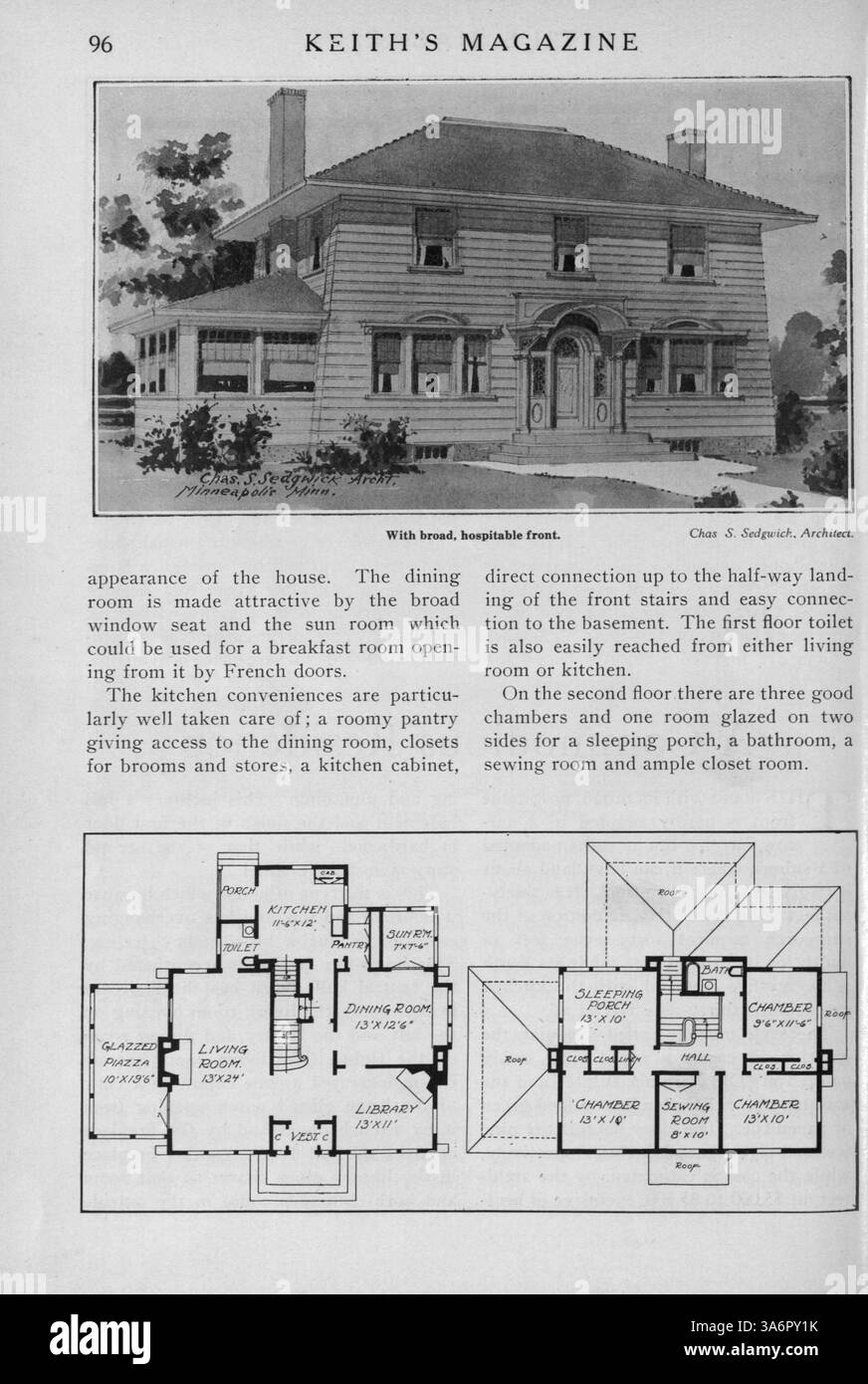Keith's Magazine, published by Max L. Keith in 1917, features house ...