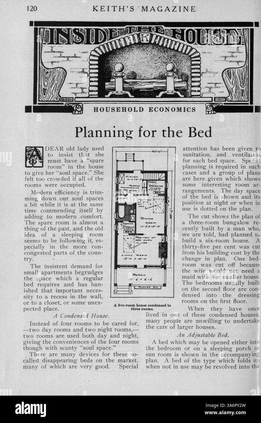 Keiths magazine on home building includes house designs hi-res stock ...