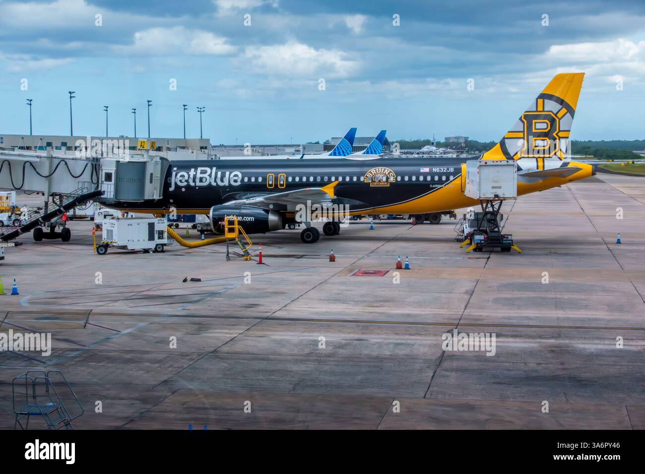 San Juan, PR - US - Mar 18, 2025 JetBlue’s Airbus A320 “Bear Force One ...