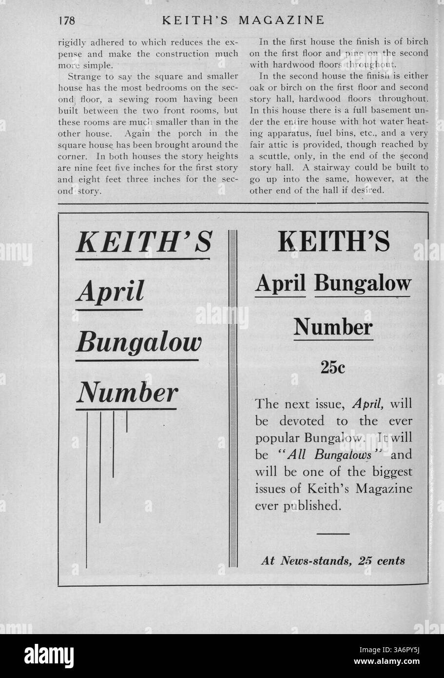 Keith's Magazine, published monthly by architect Max L. Keith in 1917 ...