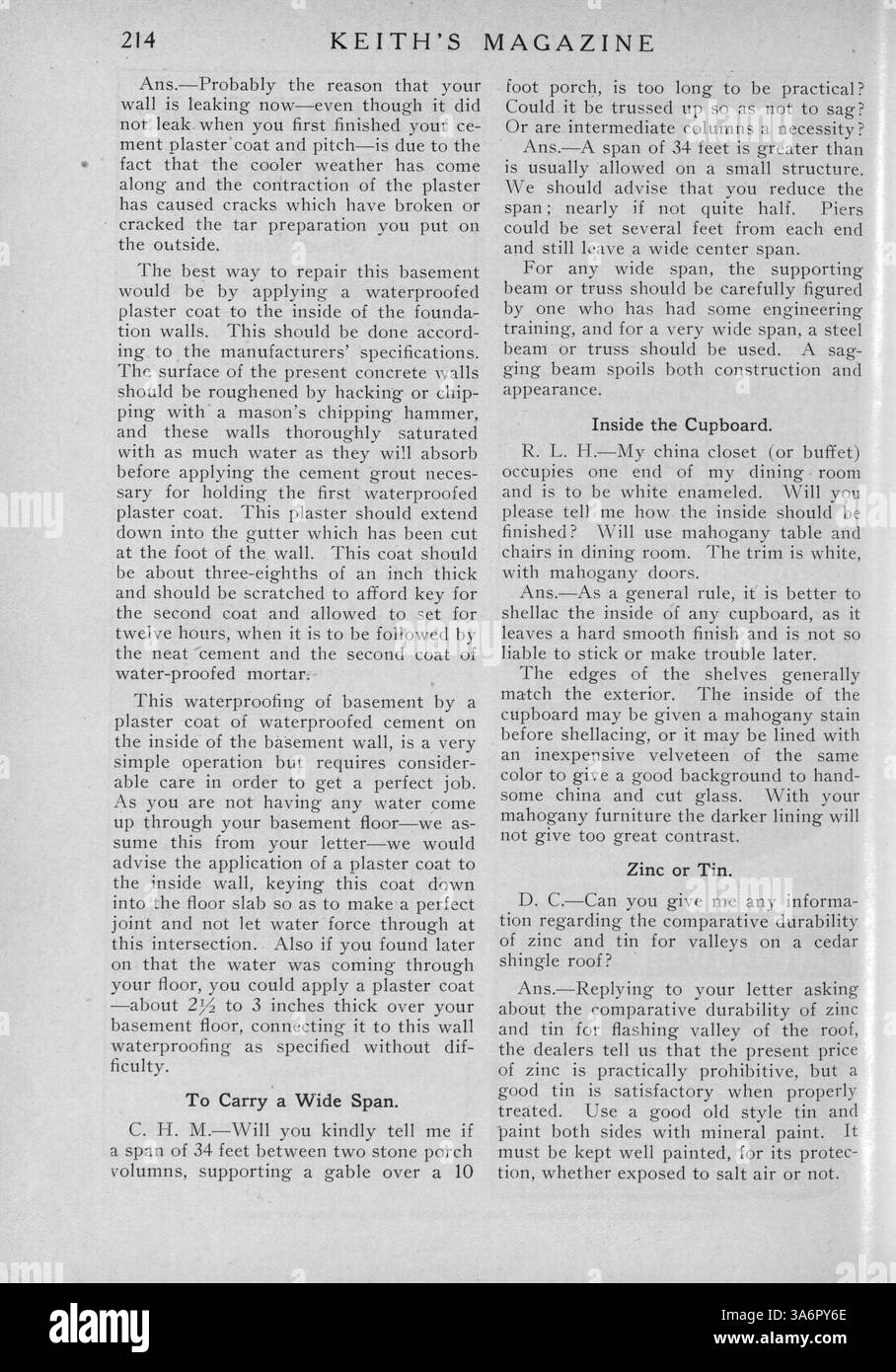 Max L. Keith's Keith's Magazine (1917) includes detailed architectural ...