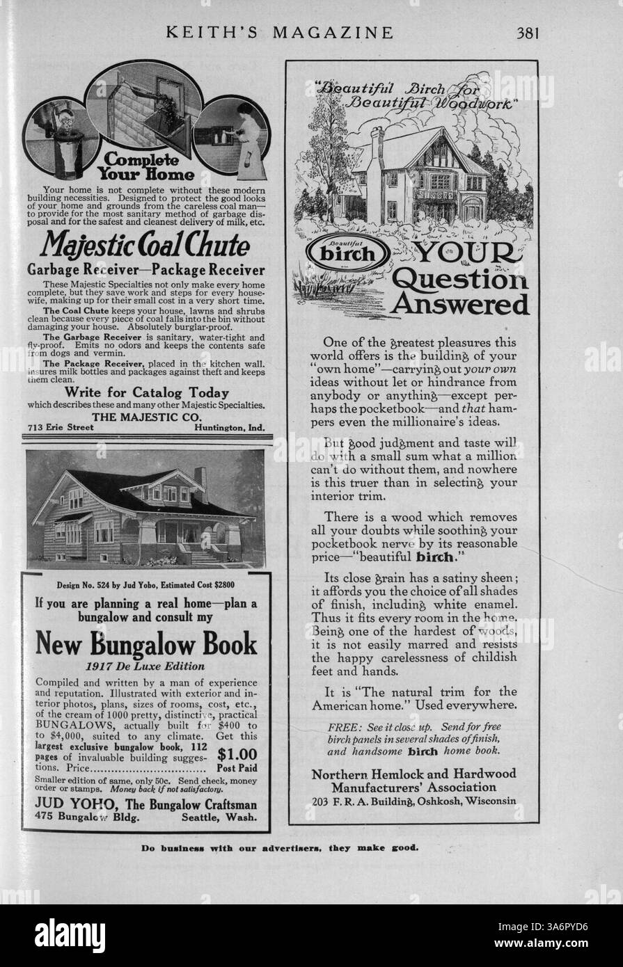 Published in 1917 by Minneapolis architect Max L. Keith, Keith's ...