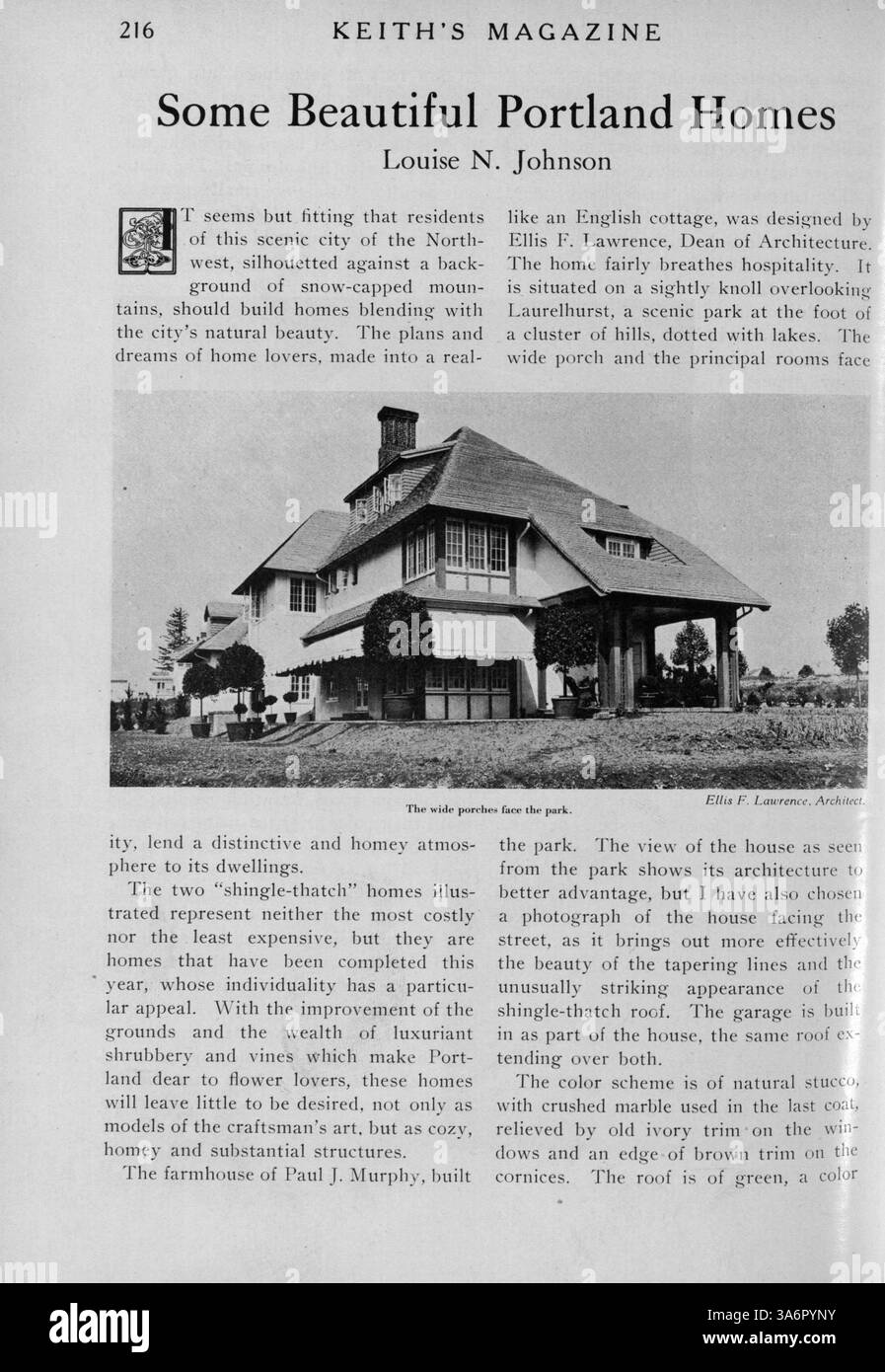 Keith's Magazine, a monthly publication from 1917, features home design ...
