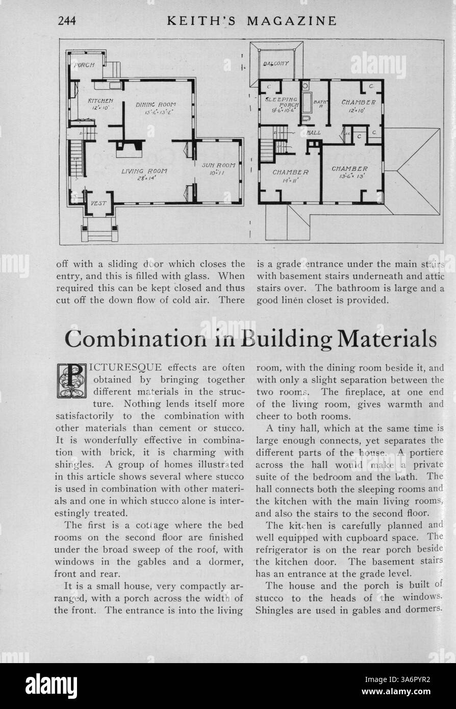 Illustrations created by architect max l keith hi-res stock photography ...