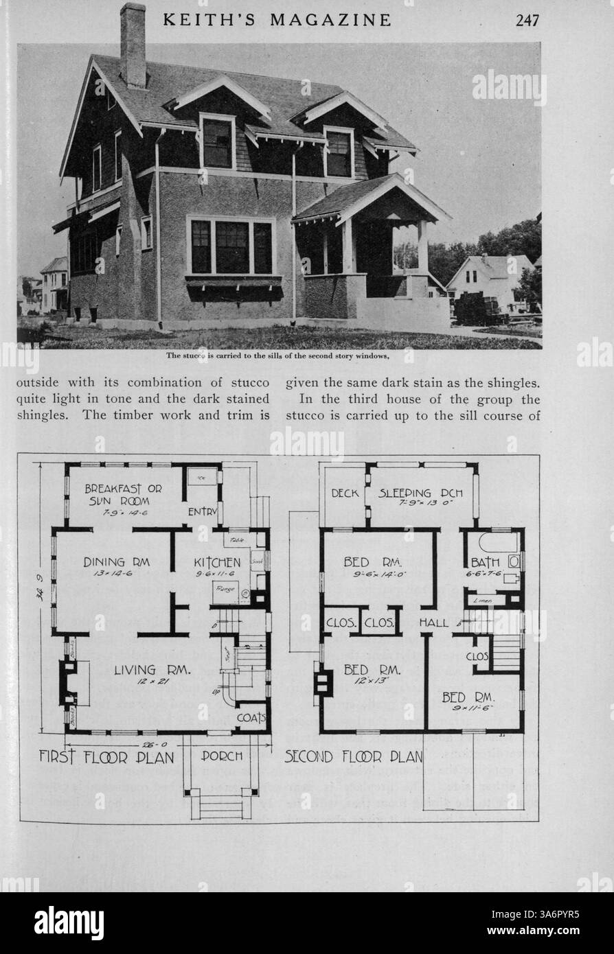 Detailed descriptions of various architectural styles hi-res stock ...