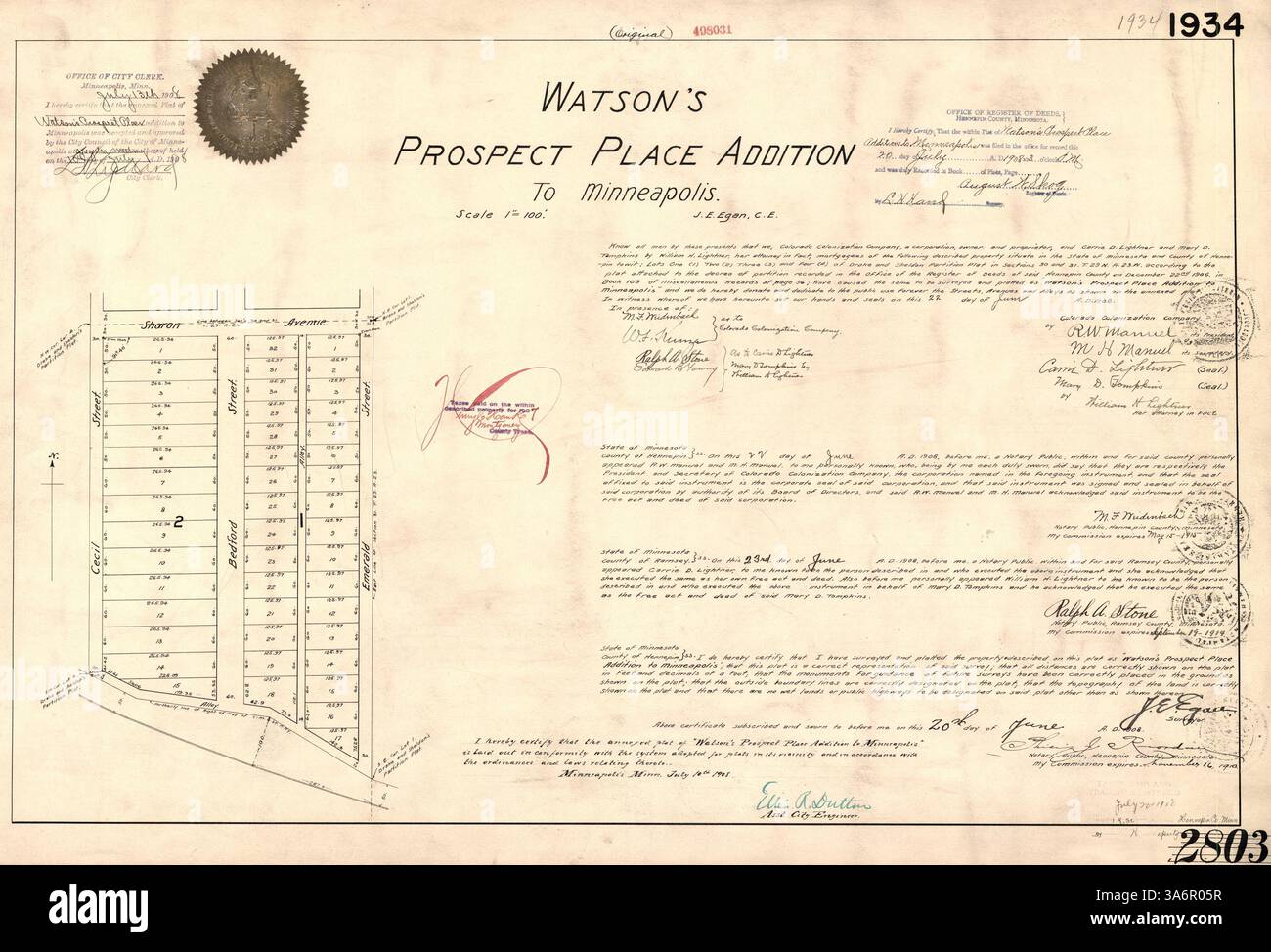 Watson's Prospect Place was a real estate development in Minneapolis ...