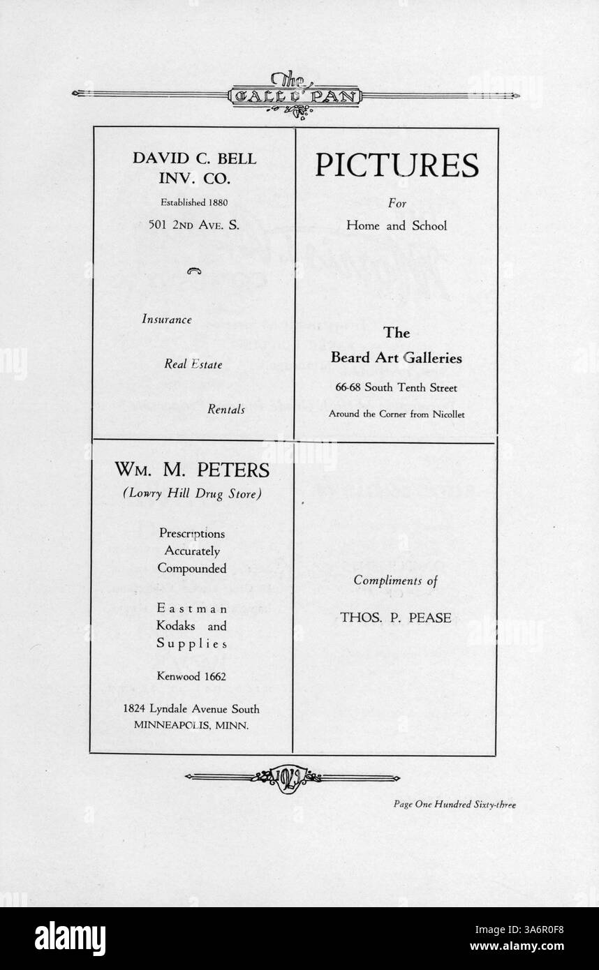 Blake School’s 1929 yearbook, 'Call-O'-Pan,' highlights student ...