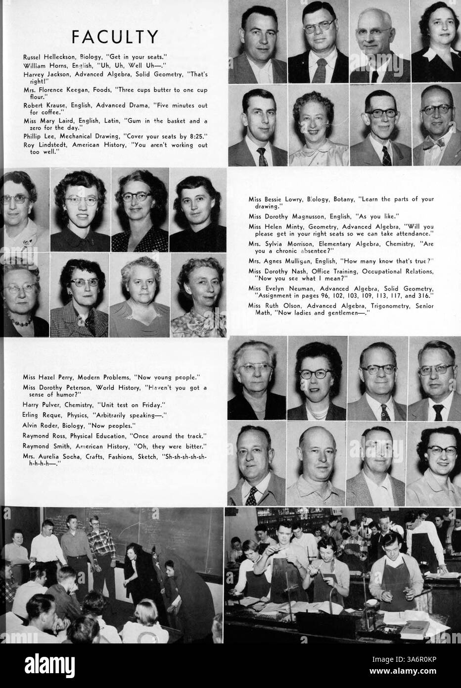The 1954 edition of the Wahian Yearbook reflects Washburn High School's ...