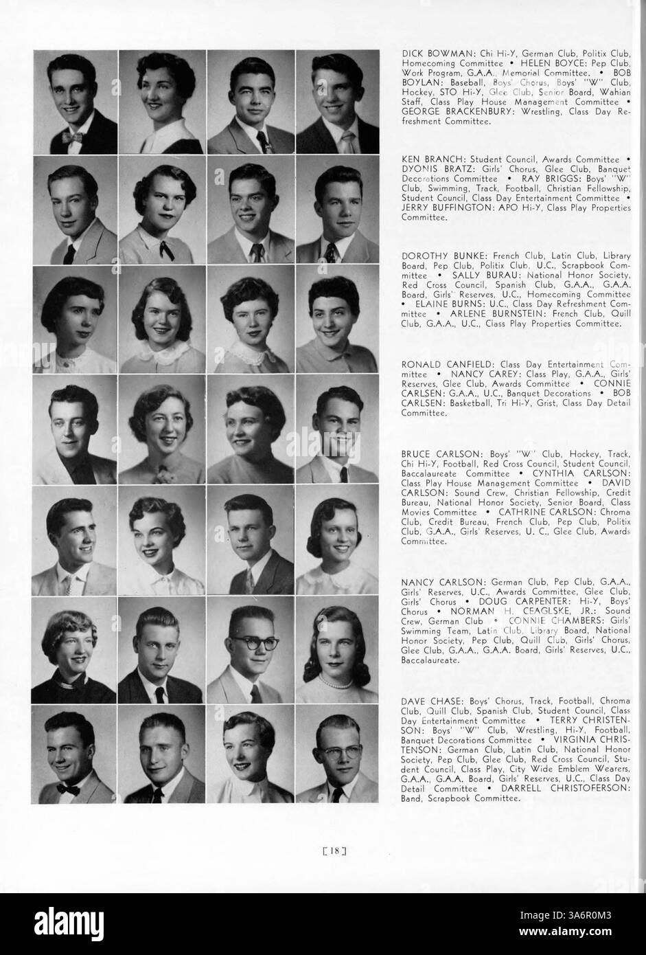 The 1954 edition of the Wahian Yearbook documents the 1953-1954 ...