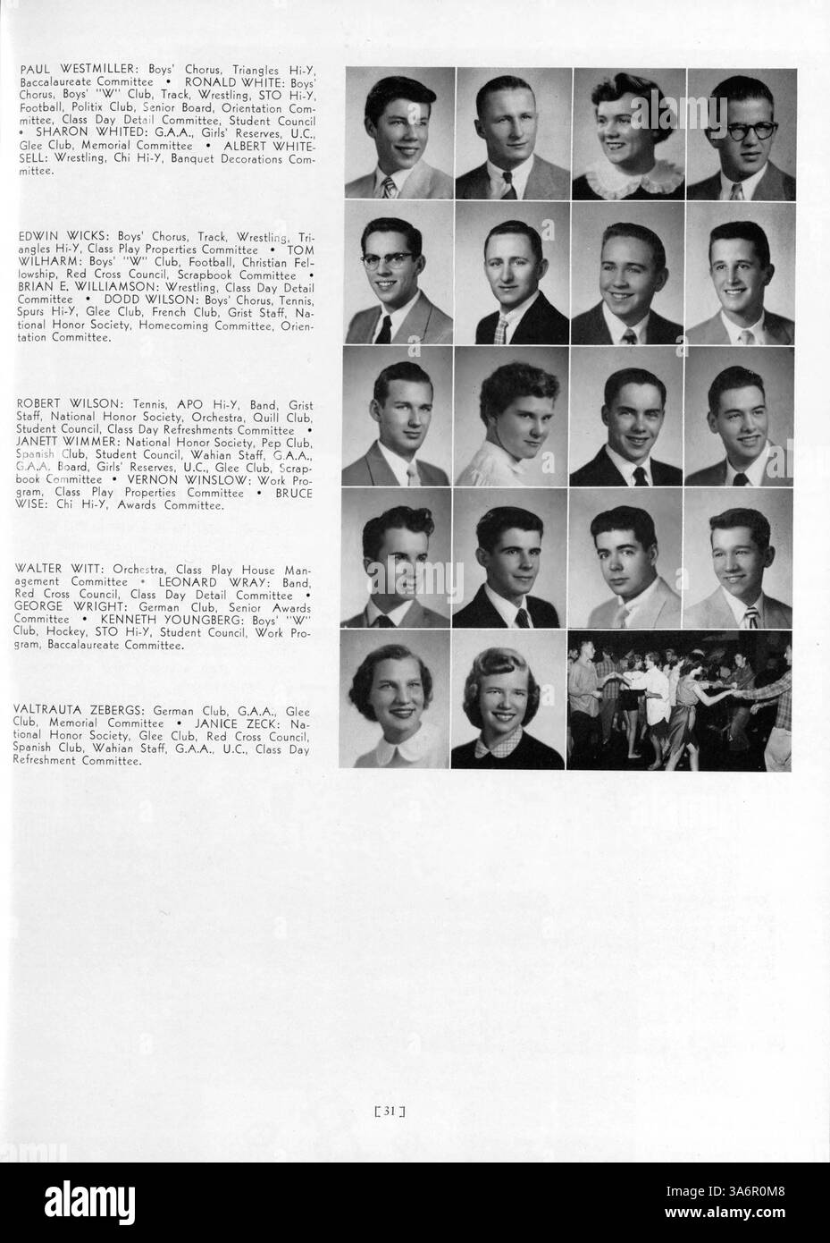 This 1954 wahian yearbook highlights key aspects of washburn hig hi-res ...