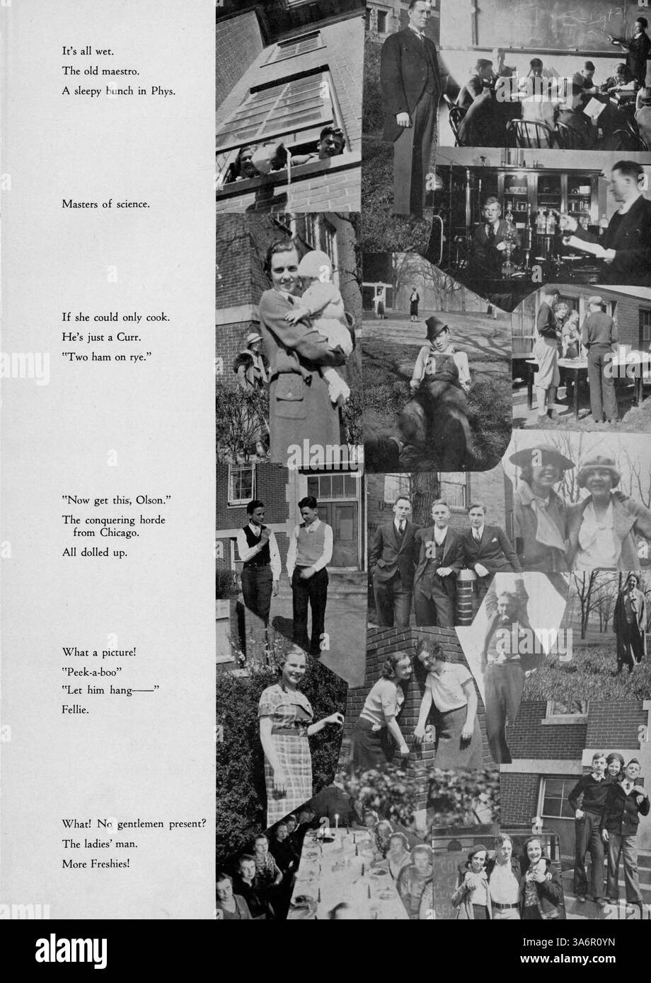Yearbook from 1935 documents the 1934 1935 school year hi-res stock photography and images - Alamy
