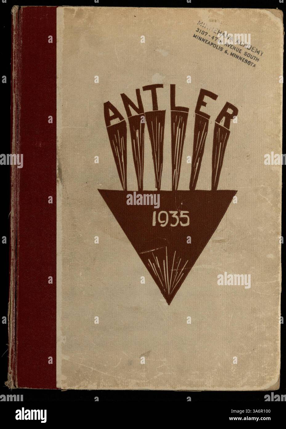 This 1935 Antler Yearbook from Minnehaha Academy documents the 1934-1935 academic year ...