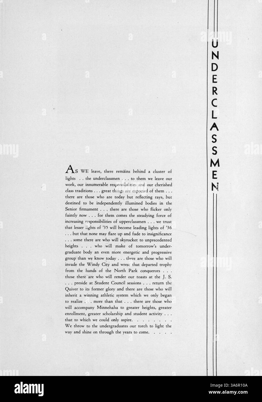 Yearbook from 1935 documents the 1934 1935 school year hi-res stock photography and images - Alamy