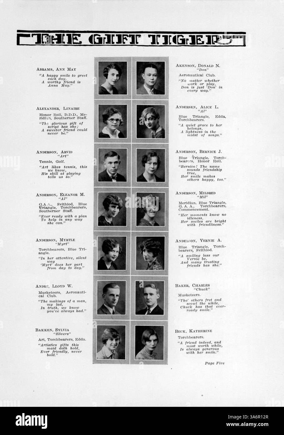 The 1929 South High Yearbook, Tiger, showcases the students, teachers ...