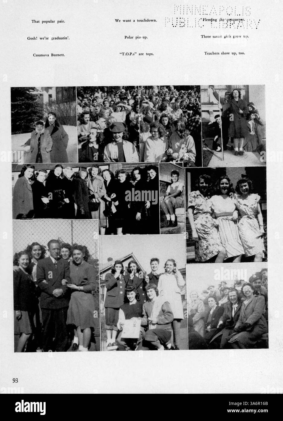 The 1947 Polaris Yearbook from North High features key academic ...