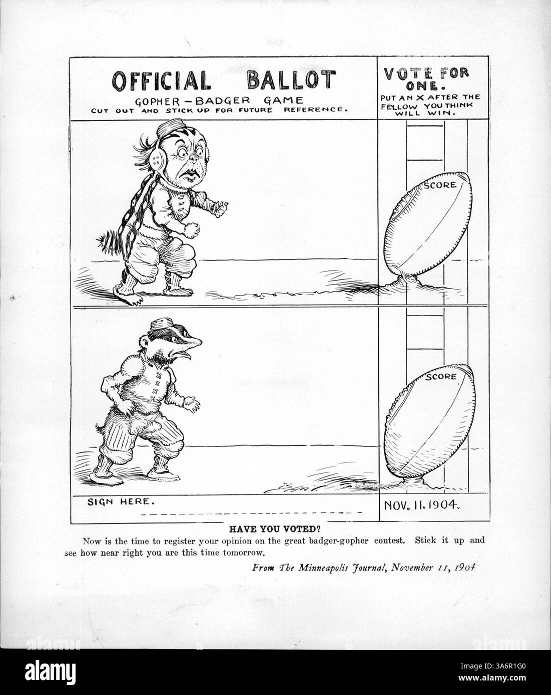 Features a playful image of a gopher and a badger hi-res stock ...