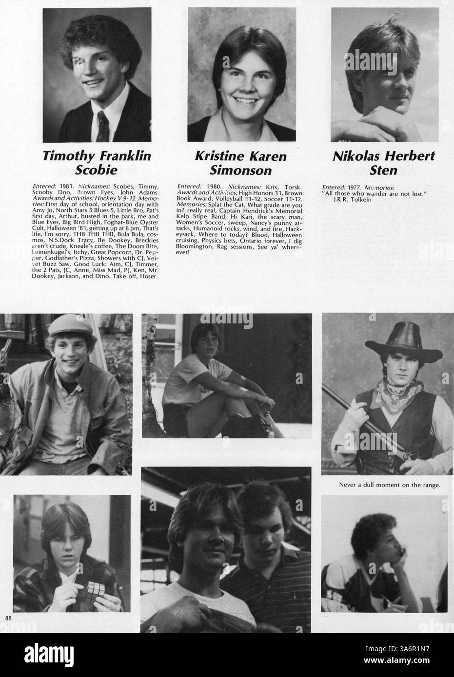 The 1982 breck mustang yearbook provides an overview of student hi-res ...