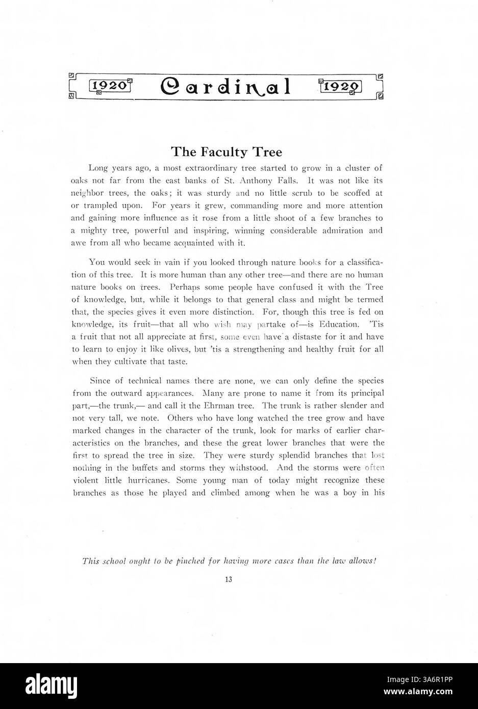 The 1920 Cardinal Yearbook from East High features records of the 1919 ...