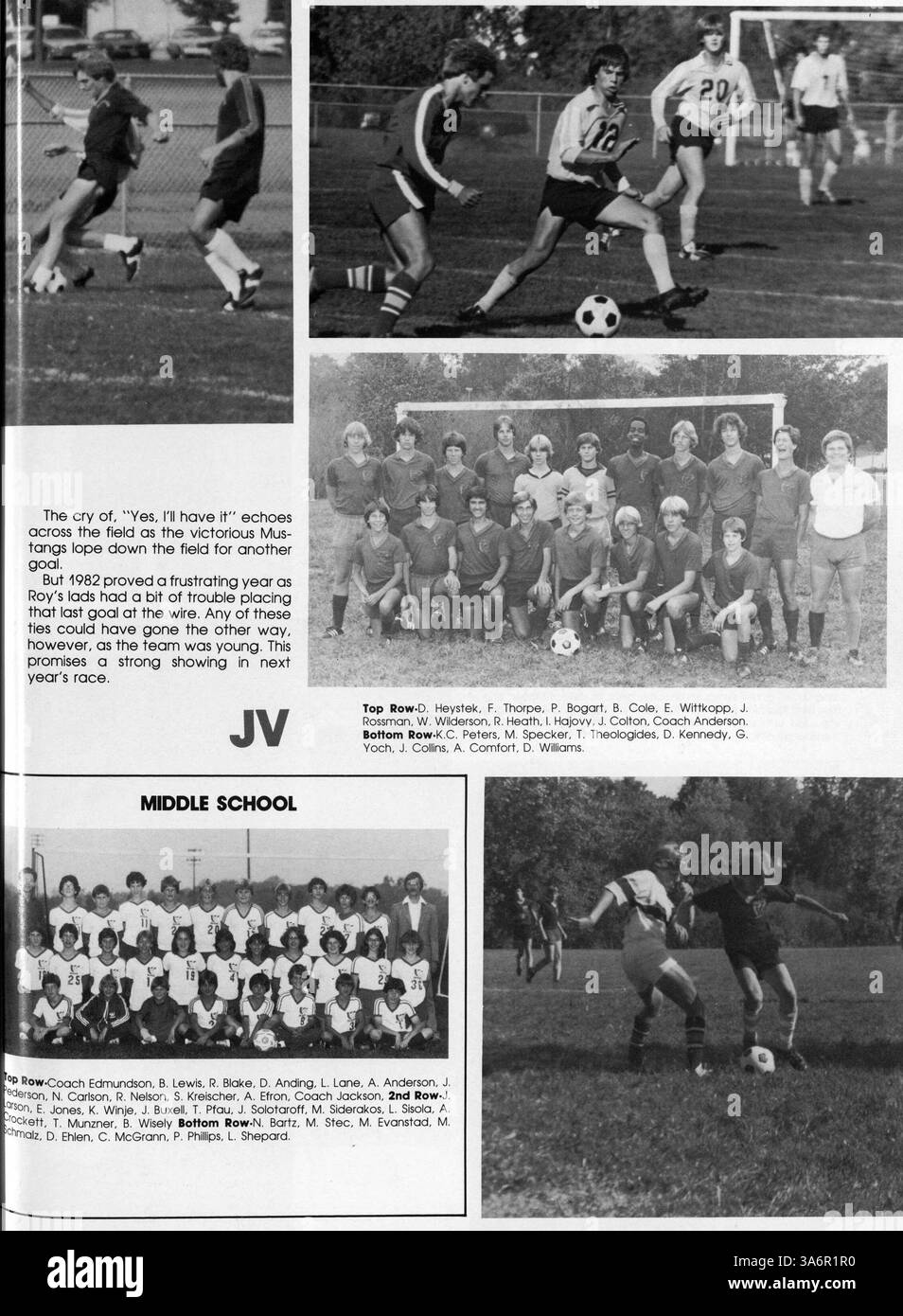 This 1982 Breck Mustang yearbook captures the memorable moments of the ...