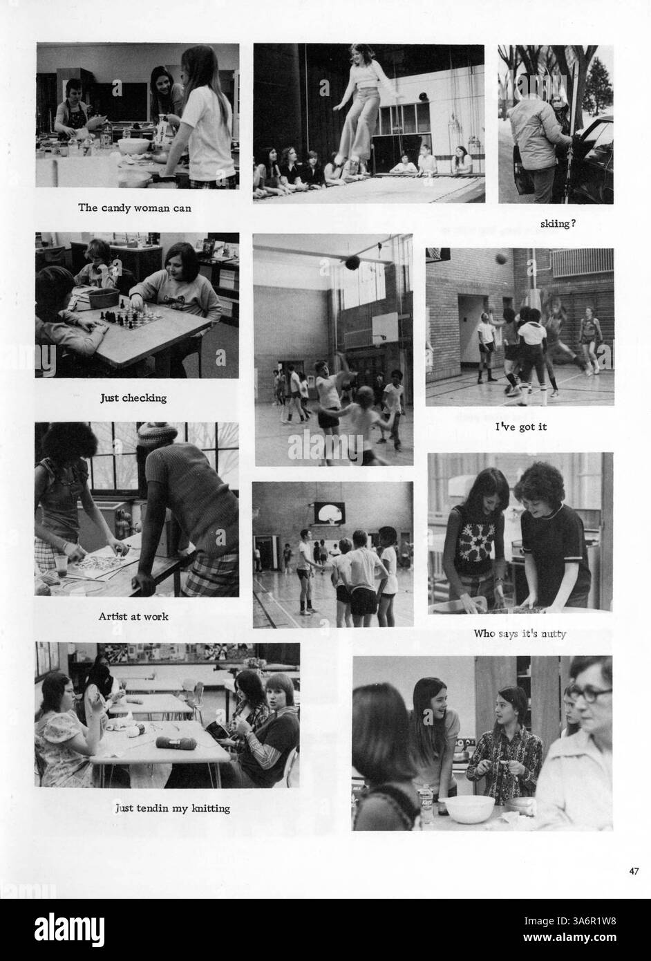 This 1974 yearbook captures the school community, students, faculty ...