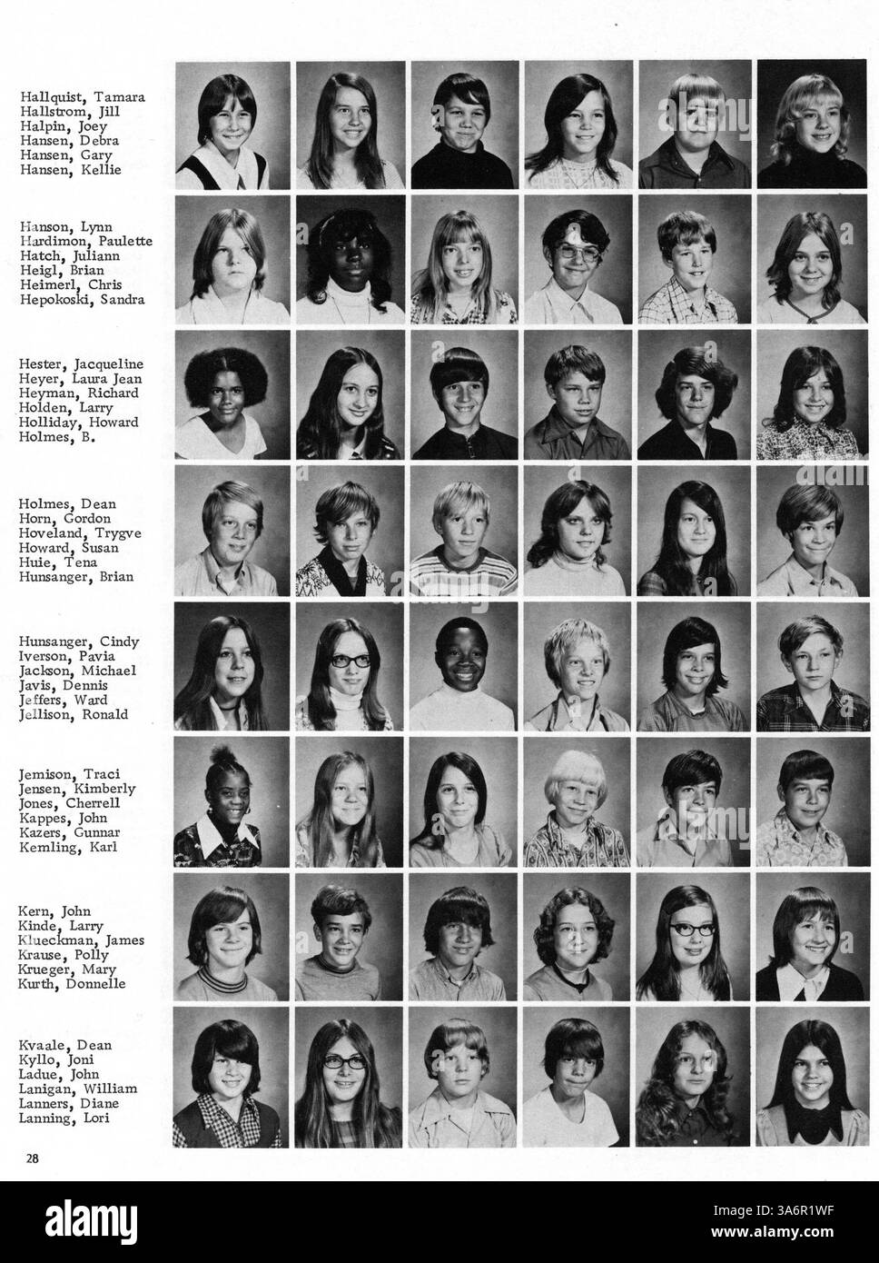 This junior high school yearbook documents the students, teachers ...