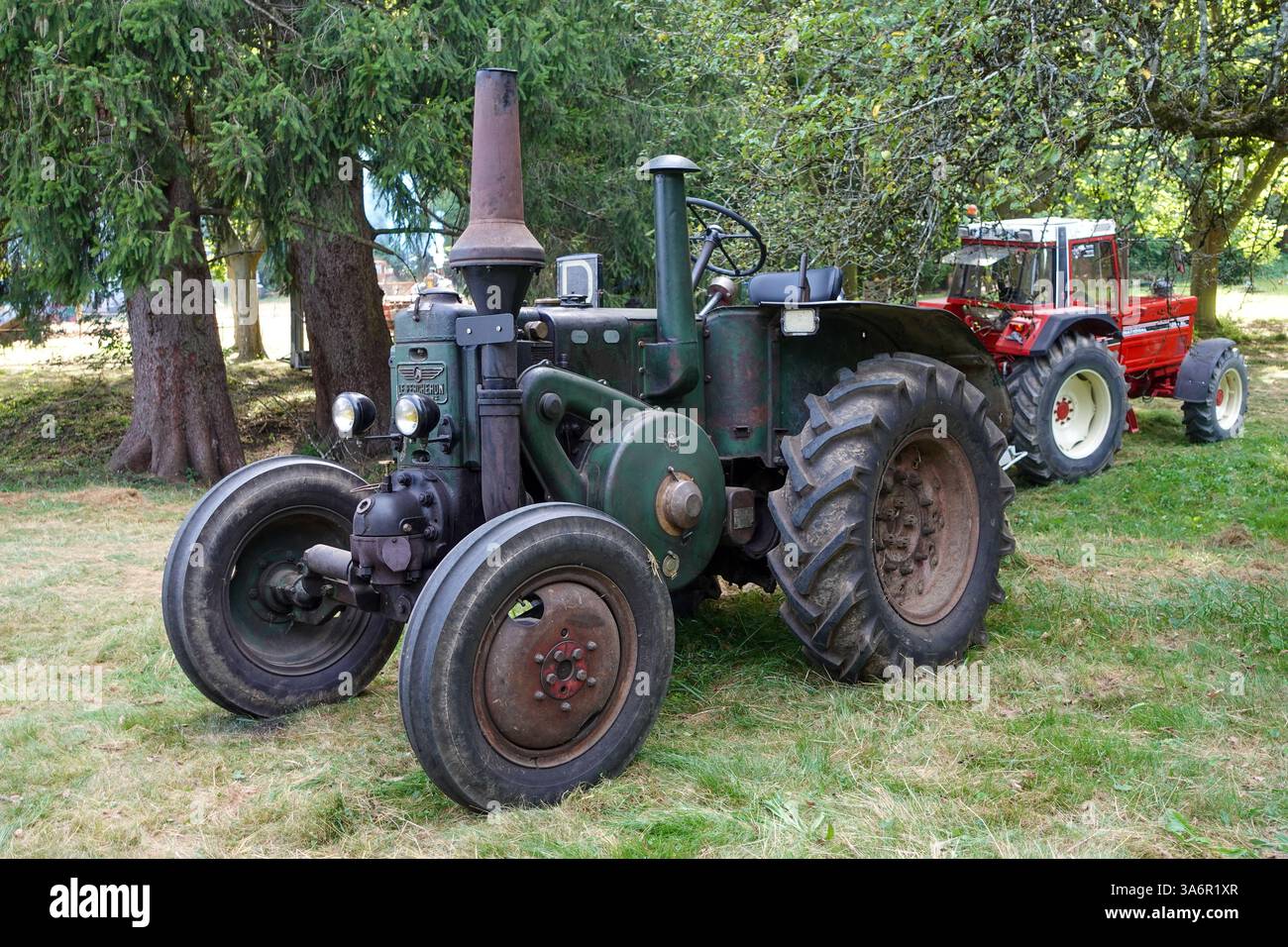 Vintage Tractor A Classic in Farming History Stock Photo - Alamy