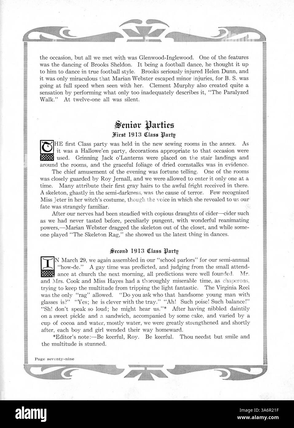 This 1913 'The Cardinal' yearbook documents the students, faculty ...